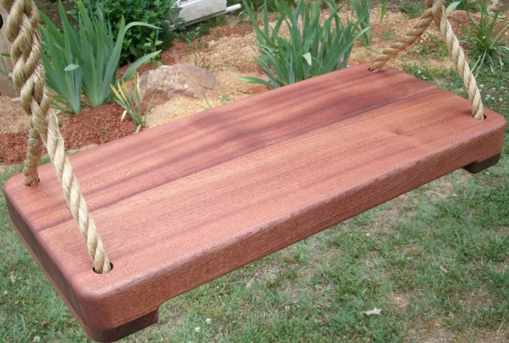 Red Oak & Sapele Wood Tree Swings