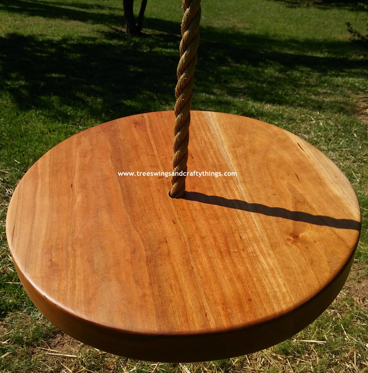 Cherry Disc Wood Tree Swing